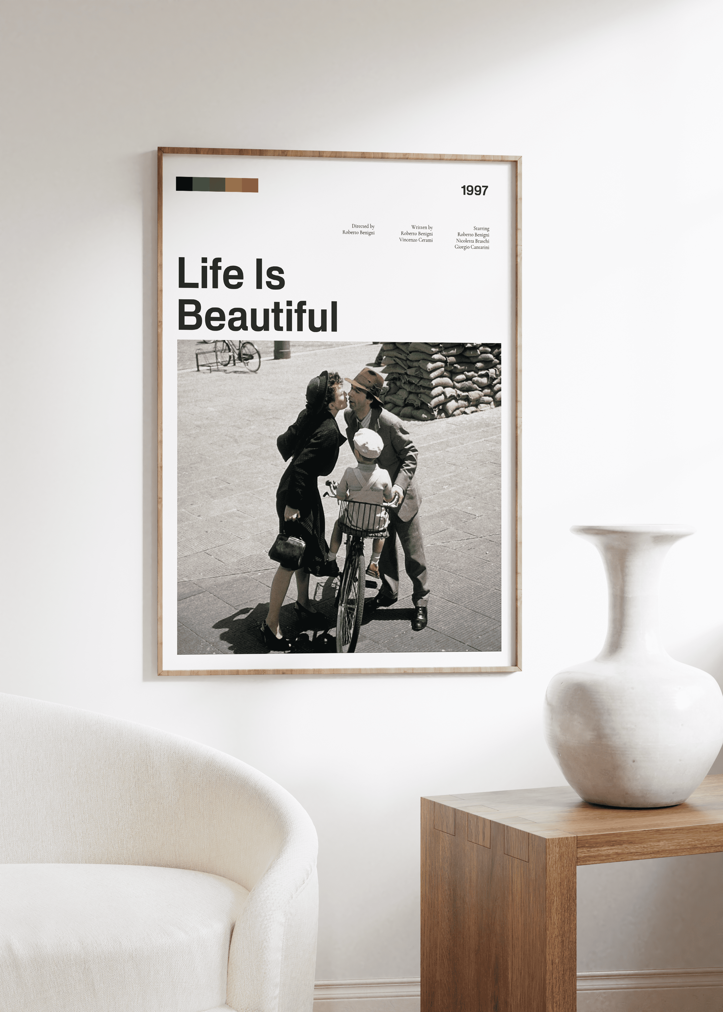 Life Is Beautiful Movie Unframed Poster – Yaris Poster